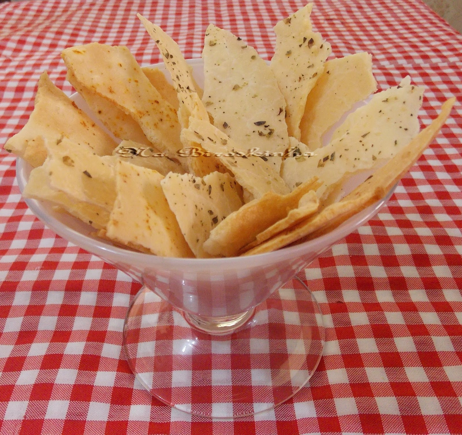 Lascas de Polvilho Temperadas - Na Biroskinha