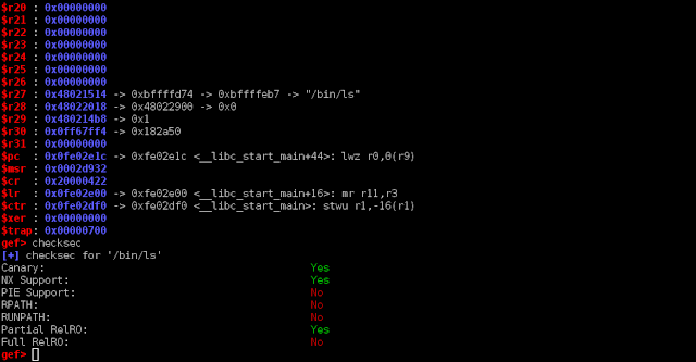 Gef Multi Architecture Gdb Enhanced Features For Exploiters And Reverse Engineers