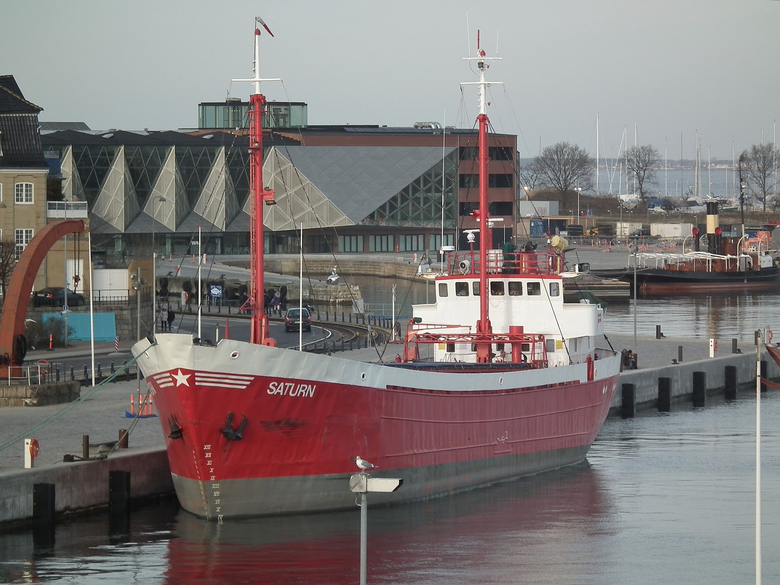 The Things I Enjoy: The classic freighter Saturn in Helsingør