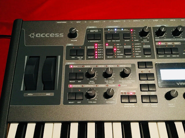 MATRIXSYNTH: Access Virus TI V2 Keyboard Synthesizer Dark Star Limited ...