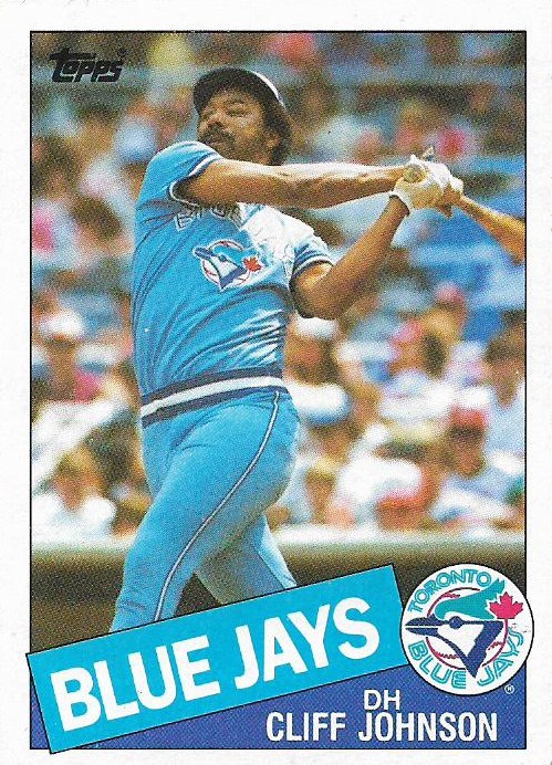 1985 Topps: #568 - Cliff Johnson