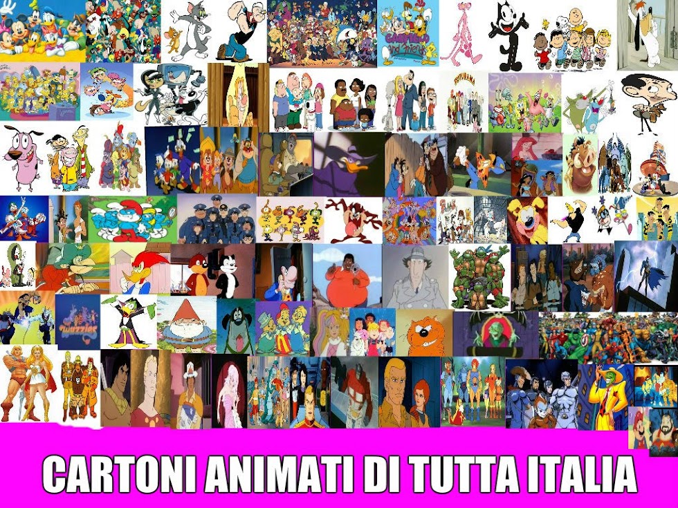 Tutti i mitici cartoni animati e meno anime trasmessi in Italia