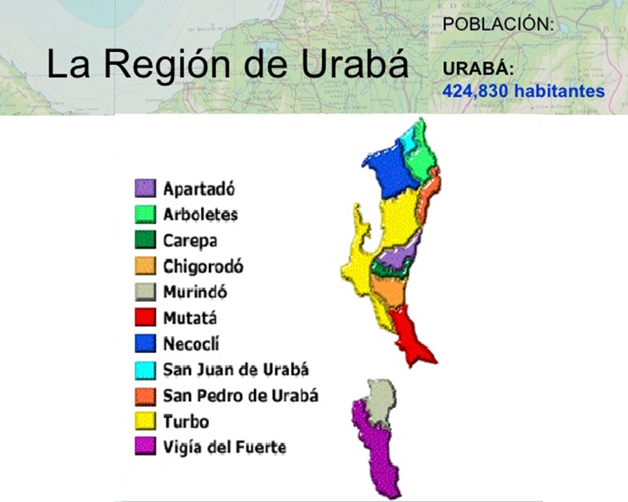 LA SALUBRIDAD EN URABA : GENERALIDADES DE LA REGIÓN