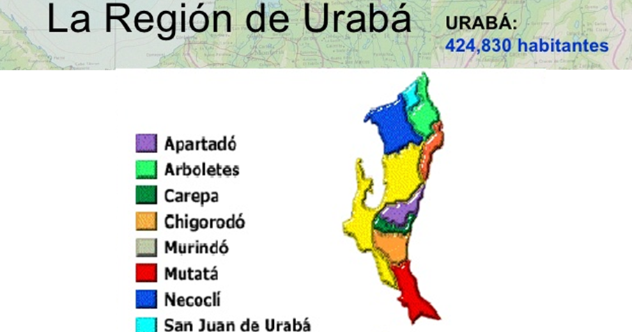 LA SALUBRIDAD EN URABA : GENERALIDADES DE LA REGIÓN