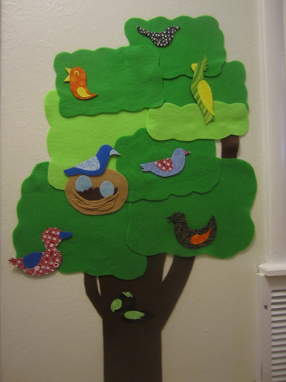 Making Fun: Felt Birds in a Tree