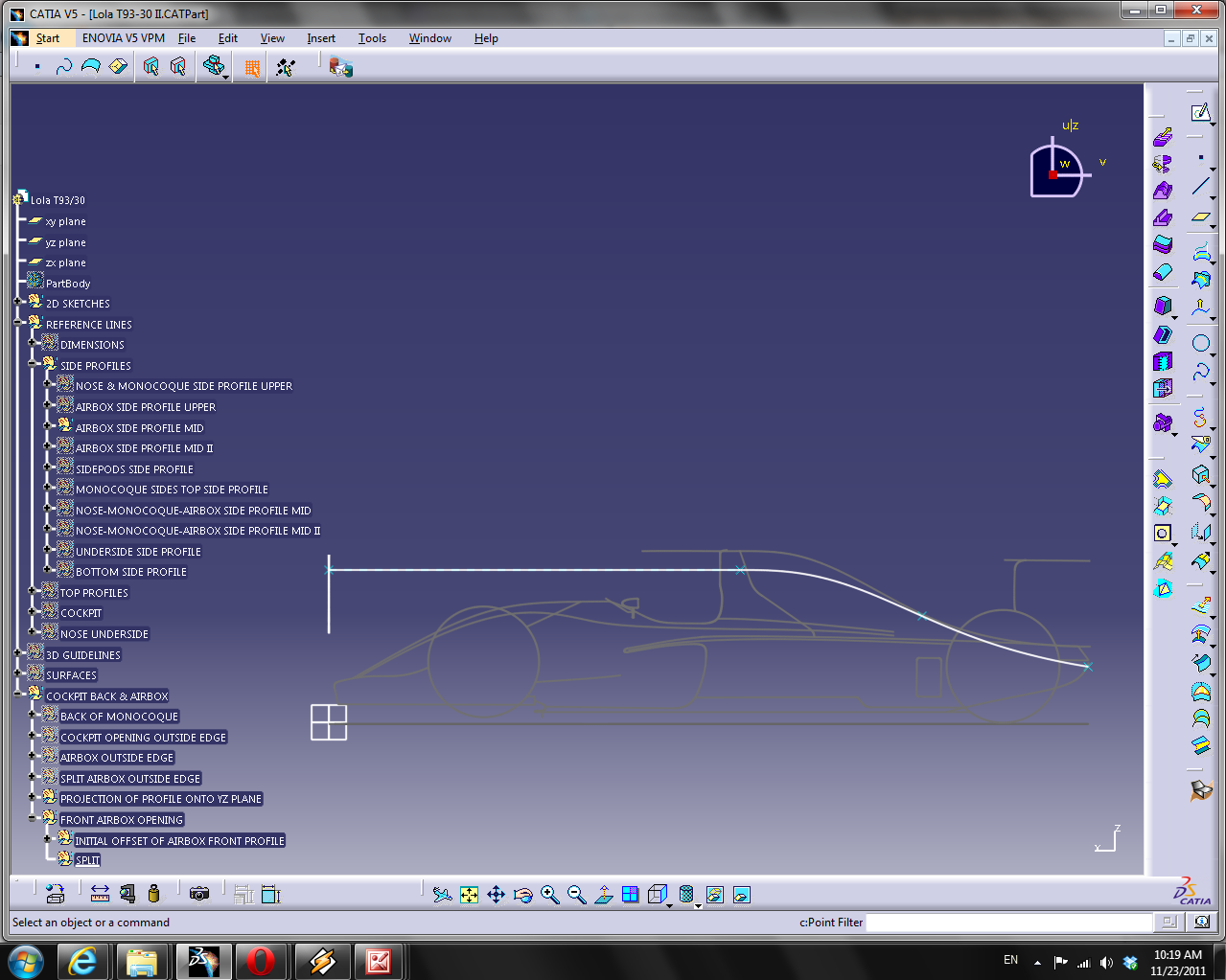 Scratchbuilding a 1/20 scale F1 replica: F1 car design in Catia V5 xxiv