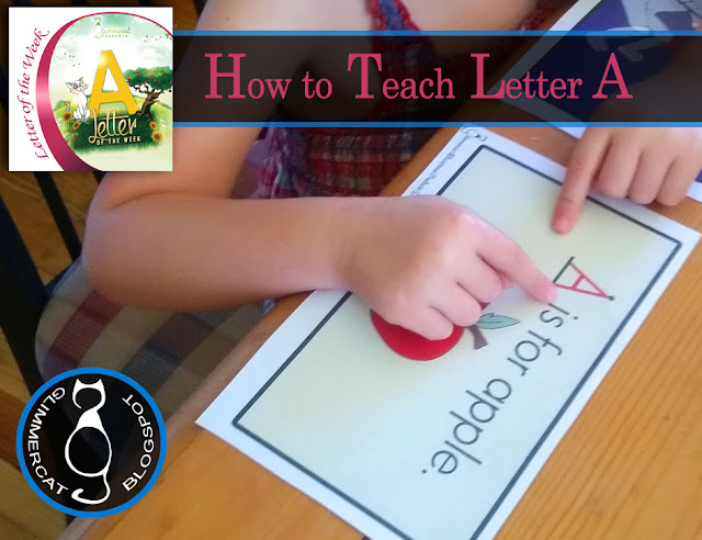 Glimmercat Education: How to Teach the Letter A