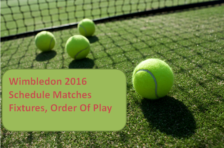 Wimbledon Order Of Play - English walls