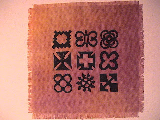 Textile Butterfly: Printing with new blocks from "Colouricious".