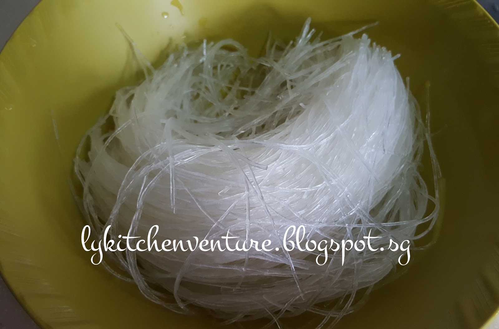 LY's Kitchen Ventures: Fried Tang Hoon (Fried Glass Noodles)