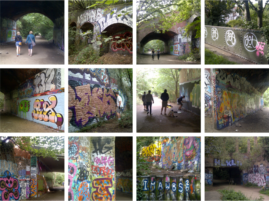 Jane's London: Parkland Walk graffiti