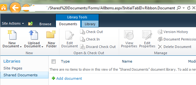 SharePoint Kings: Open different tabs in document library