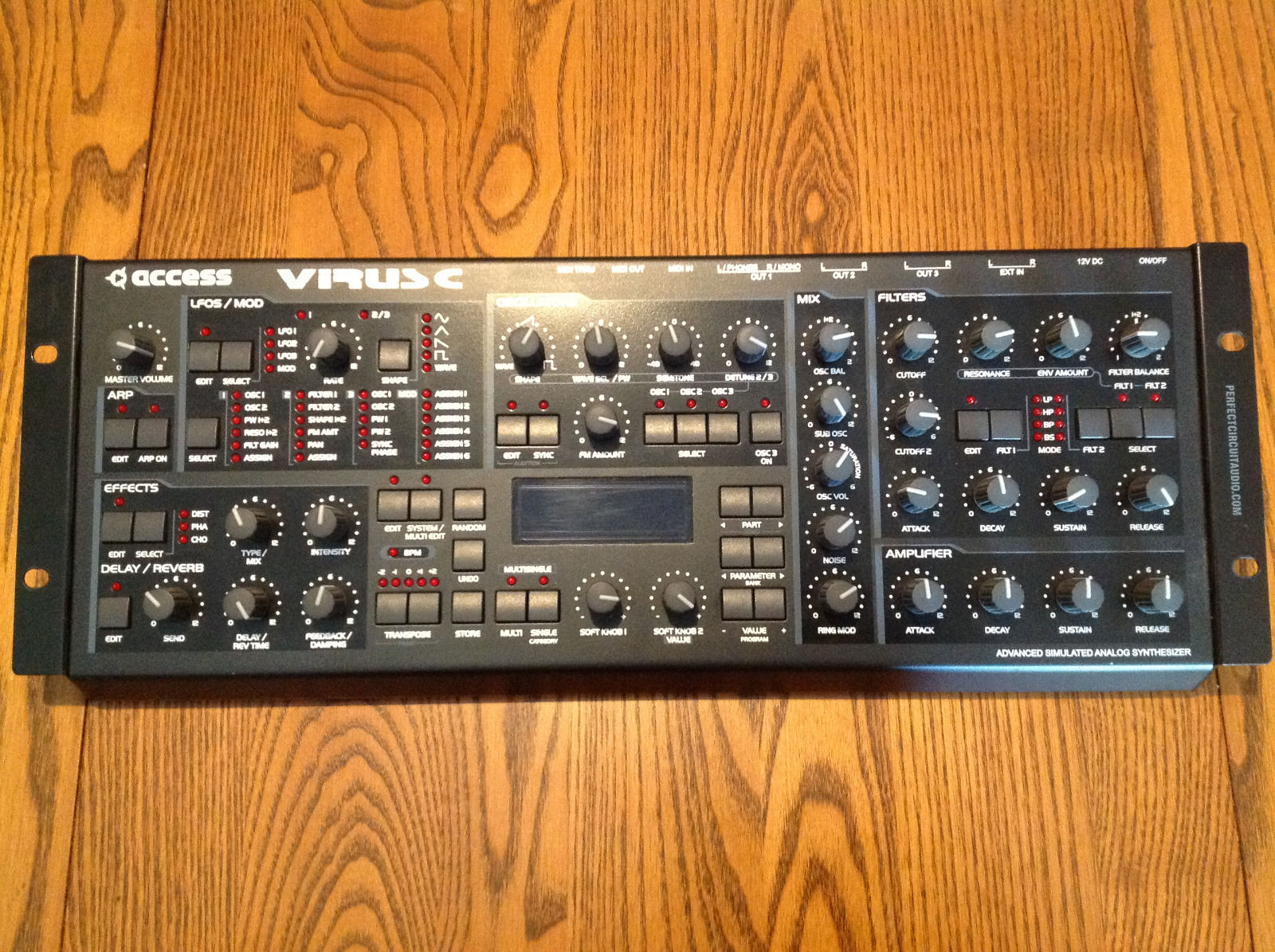 MATRIXSYNTH-B: Access Virus Version C Synthesizer With Rack Ears