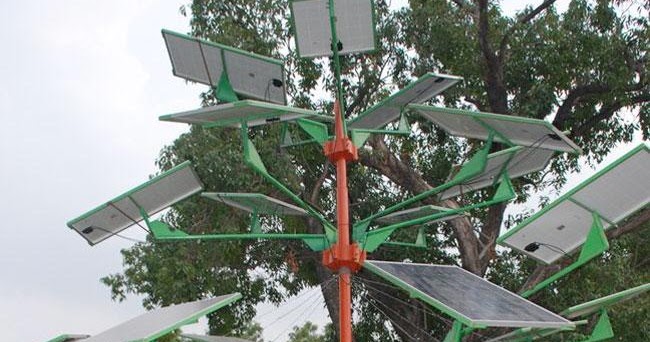 Power Blog: ROTATING SOLAR POWER TREE TO CATCH MAXIMUM SUN