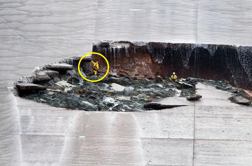 Huge Sinkhole Opens at Highest Dam in the U.S. - Geology In