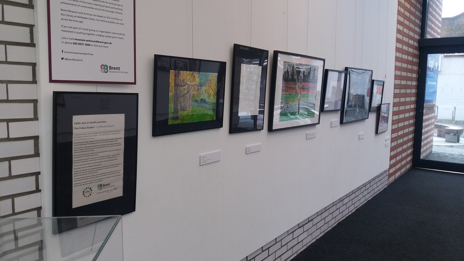 James Powney's Blog: Community Wall for Art in Willesden Library ...