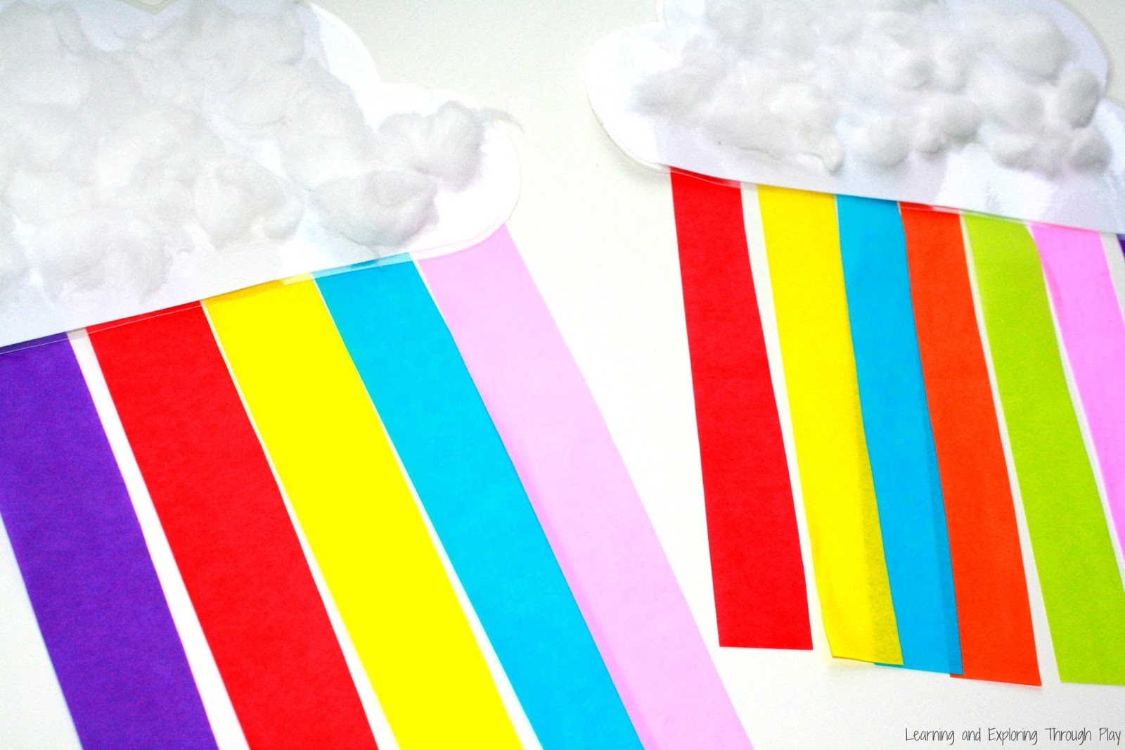Learning and Exploring Through Play: Rainbow Streamer Craft