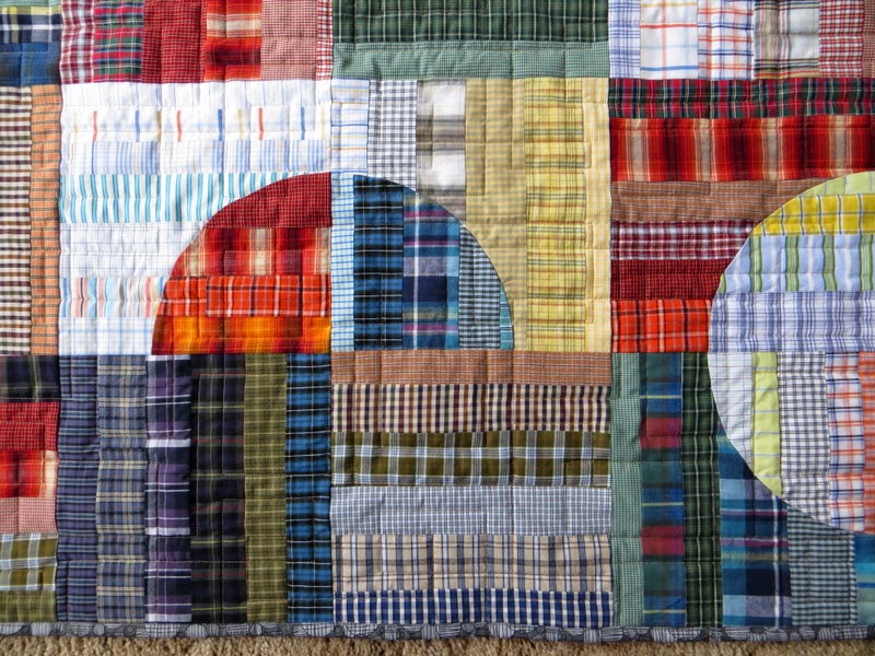 The Way I Sew It: Plaid Circles Quilt