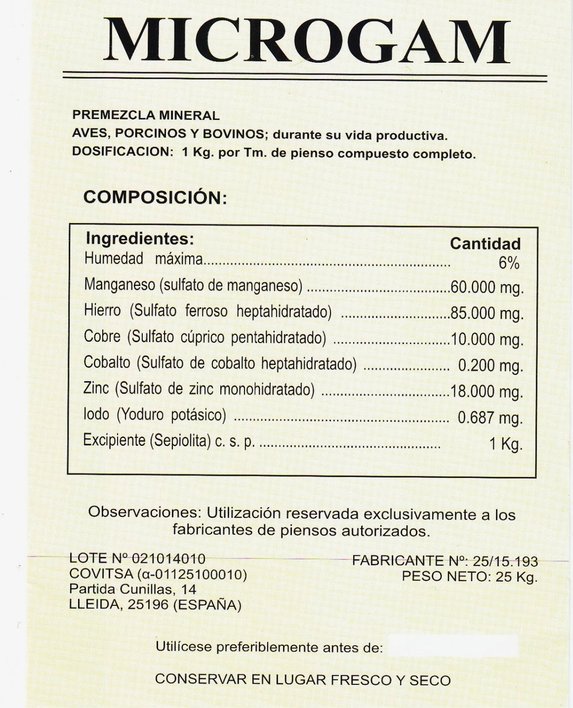 CERDOS ~ Laboratorio Jimenez & Camacho