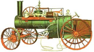 View from the back street: My house, Allen Wood, steam engines, 4 wheel ...