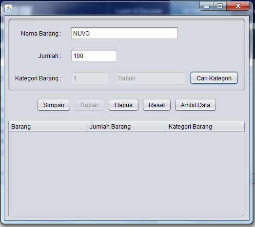 PROGRAMMING : membuat aplikasi CRUD dengan 2 relasi tabel databases pada Java - Learn Code..
