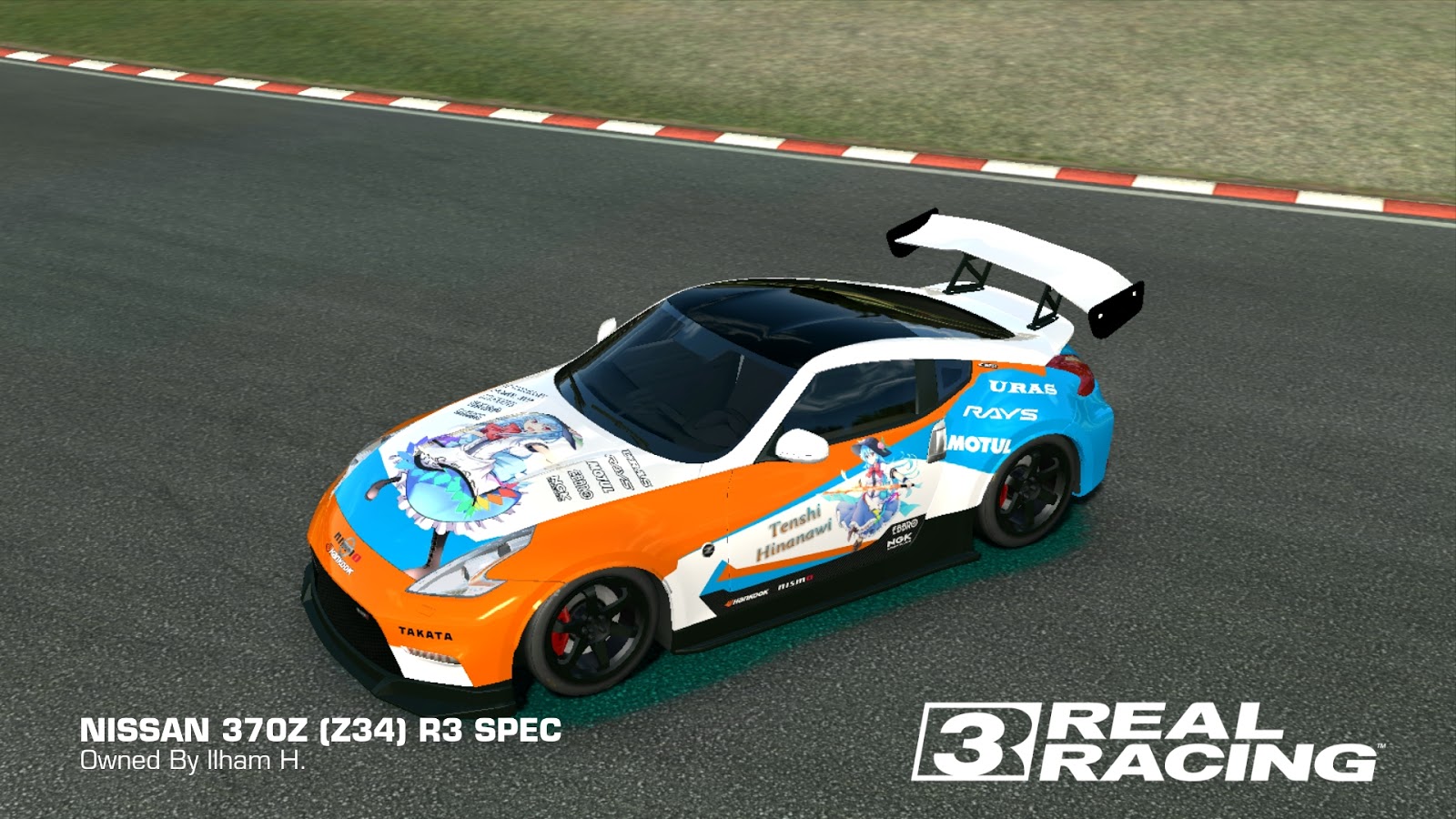 2018 Nissan 370z Nismo r3 Spec Itasha Tenshi Hinanawi - Skin Livery ...
