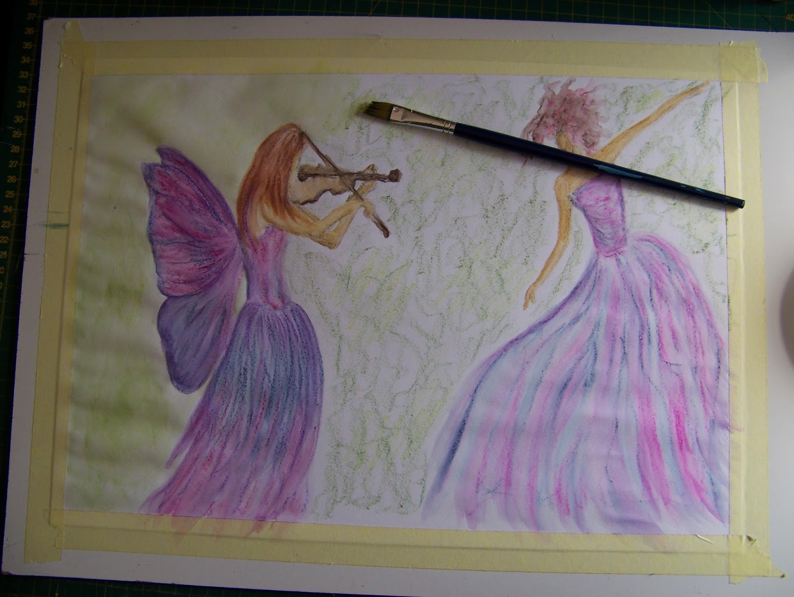 A Pretty Talent Blog: Painting with Derwent Aquatone