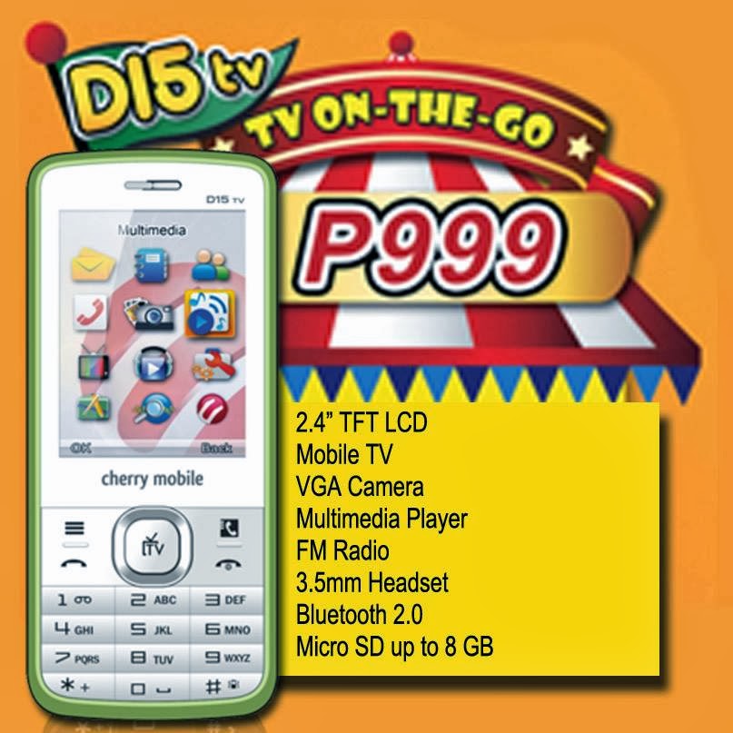 Cherry Mobile D15 TV Price and Specs ~ Mobile Price Watch