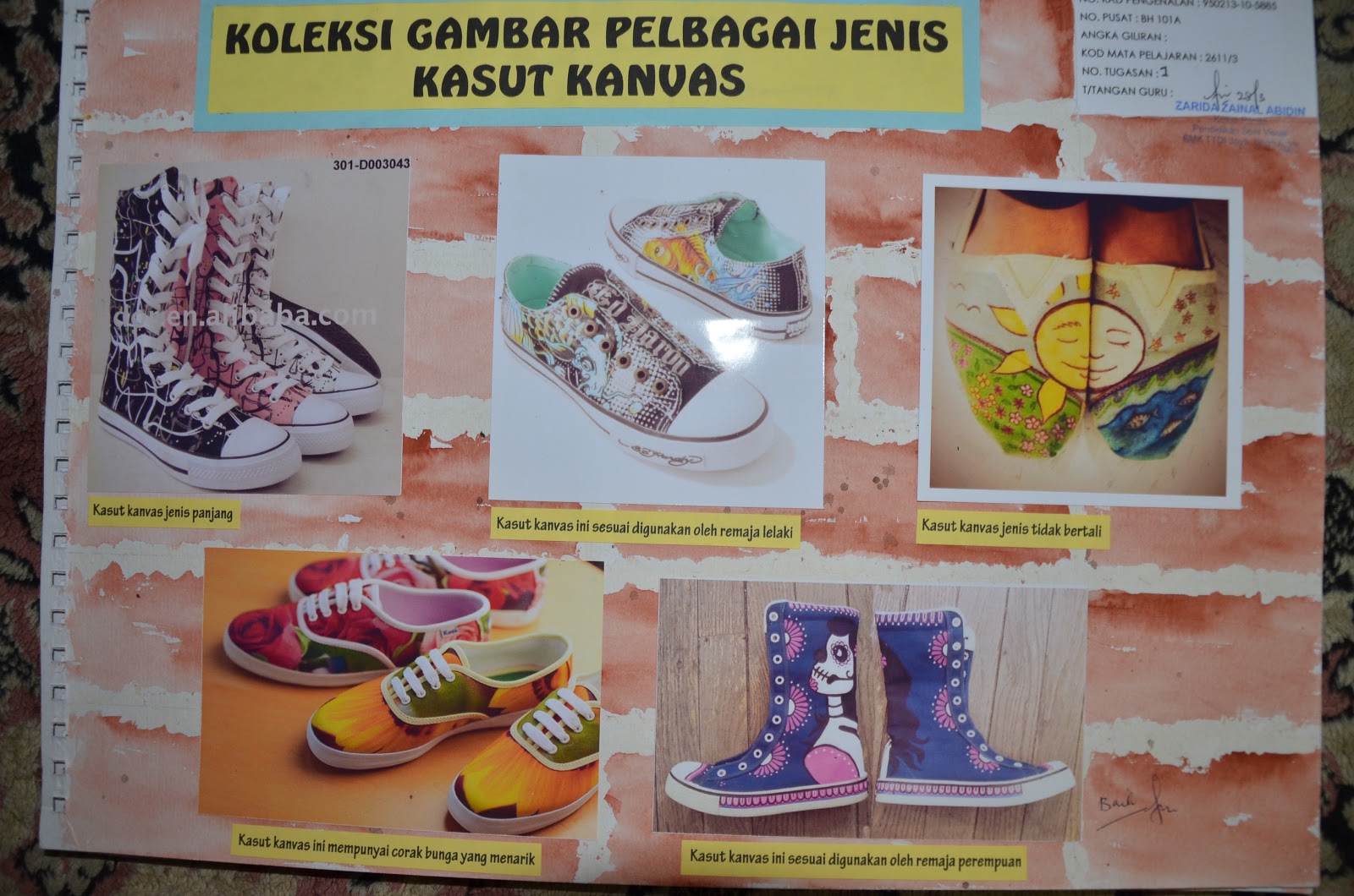 Guru Cemerlang Seni TTDI Jaya: Kertas KRSV SPM my child Syafiq