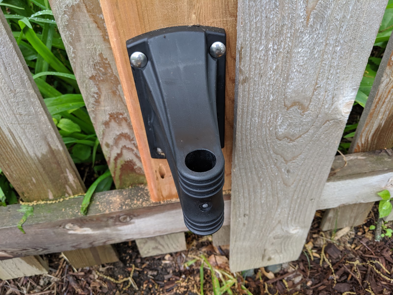 Yard Hydrant Update - Retractable Hose Mounted on Fence