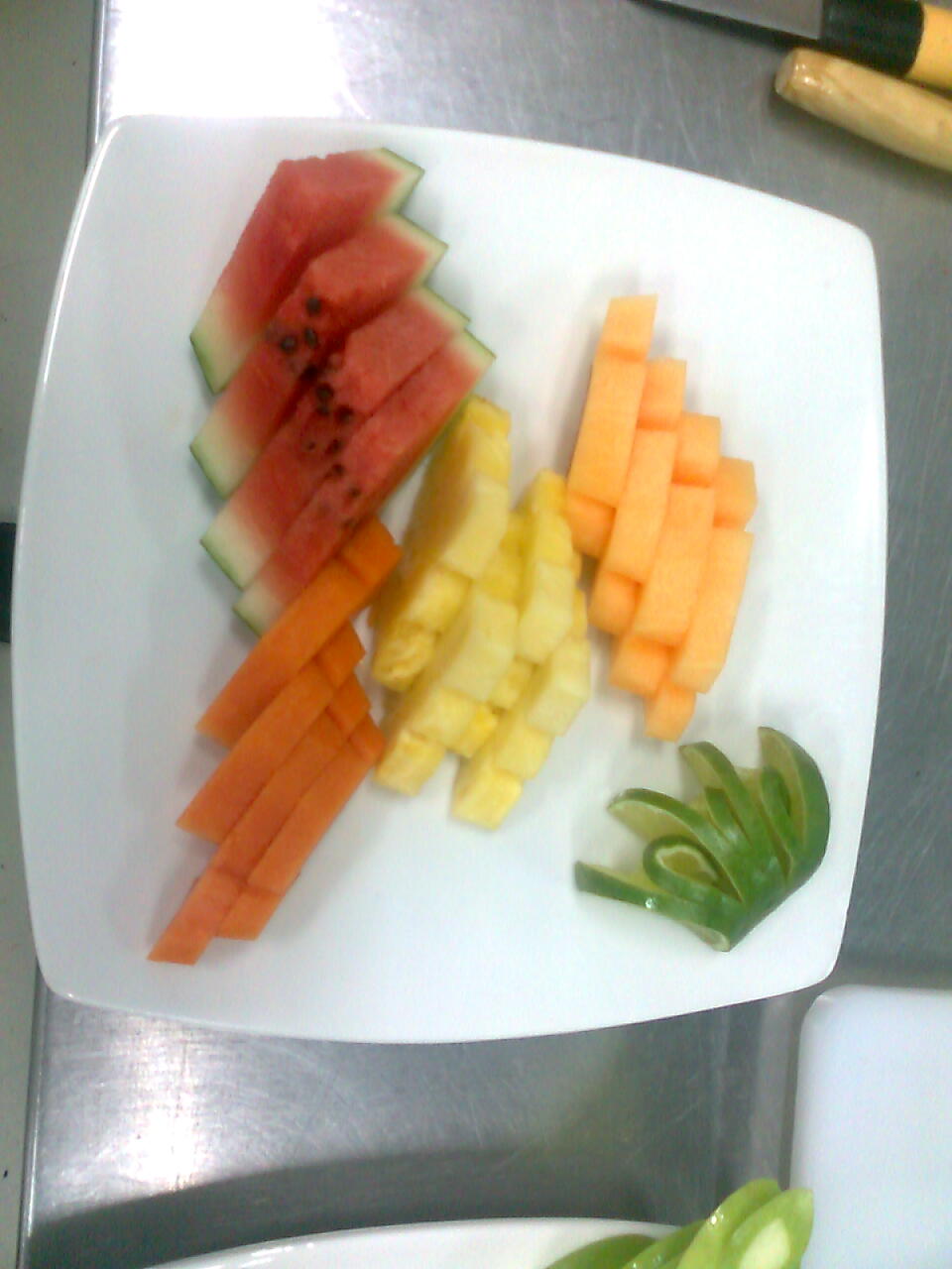 Gastronomia : Cortes de frutas y presentacion de plato