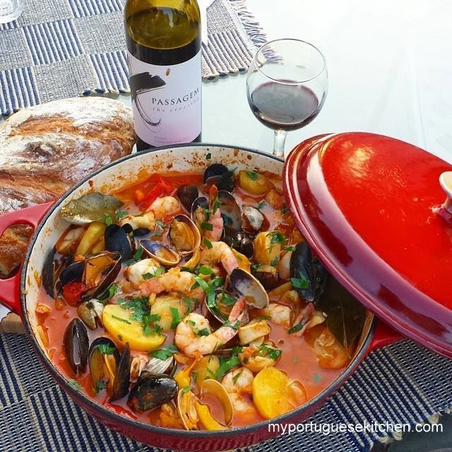 My Portuguese Kitchen: Seafood Stew "Caldeirada de Marisco"