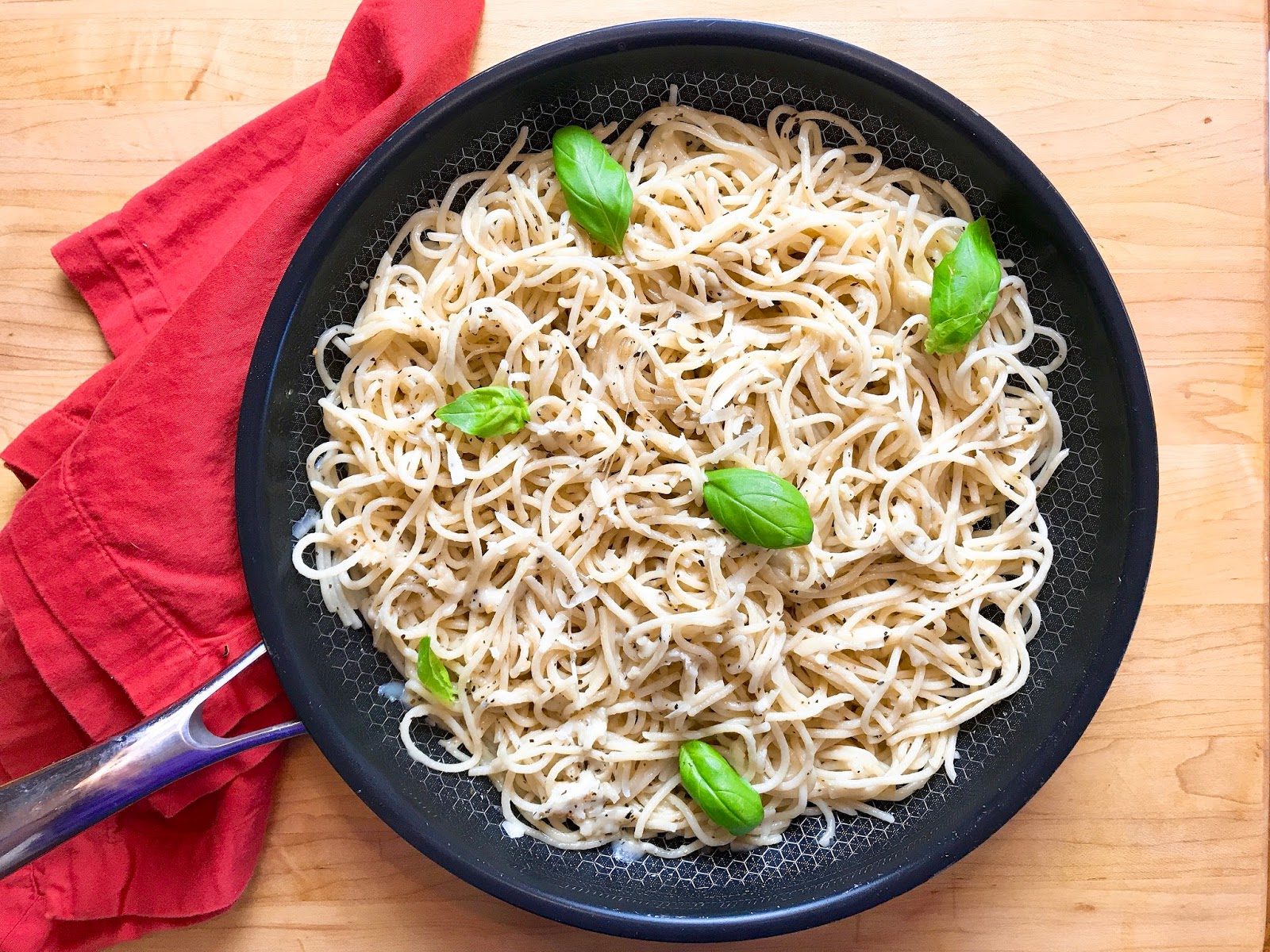 Three Cheese Spaghetti