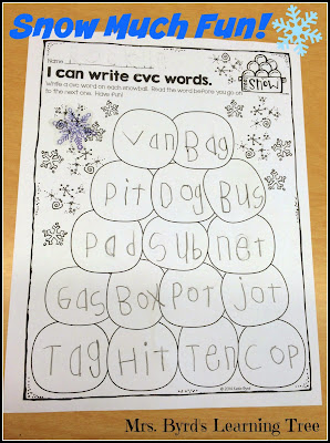 Mrs. Byrd's Learning Tree: Snow Much Fun!