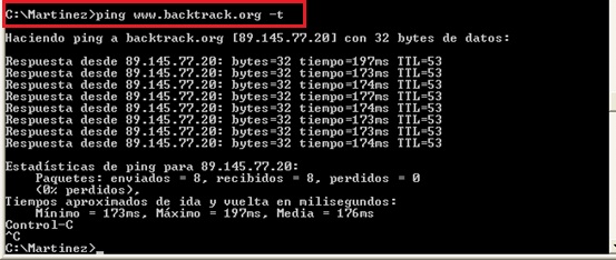 Herramientas de monitoreo de redes: PING