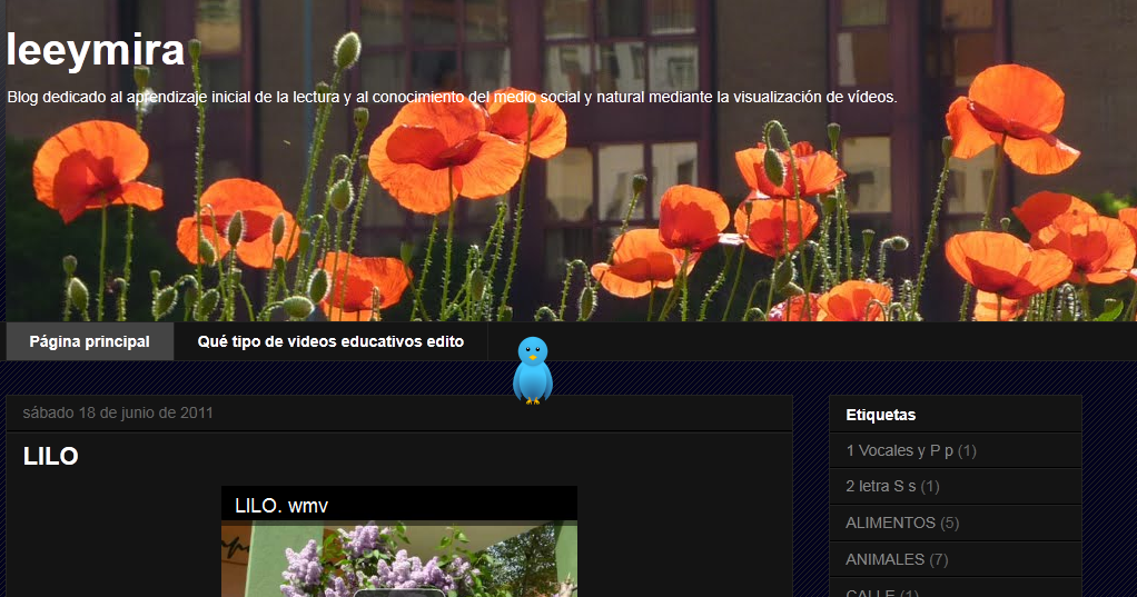 El blog Lee y Mira está dedicado al aprendizaje inicial de la lectura y ...