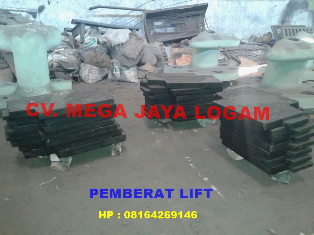 MEGA JAYA LOGAM: PRODUKSI COUNTER WEIGHT / PEMBERAT LIFT / BANDUL LIFT