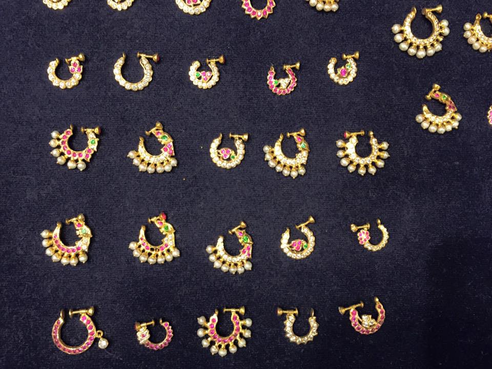Latest nose rings collection | SUDHAKAR GOLD WORKS
