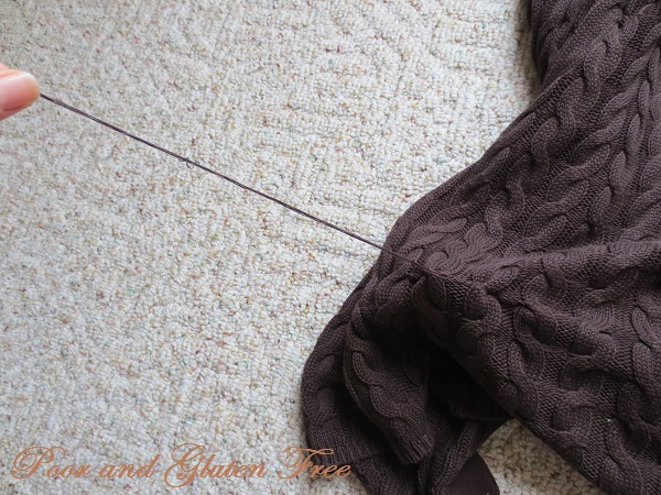 Poor and Gluten Free (with Oral Allergy Syndrome): DIY Sweater Recon ...