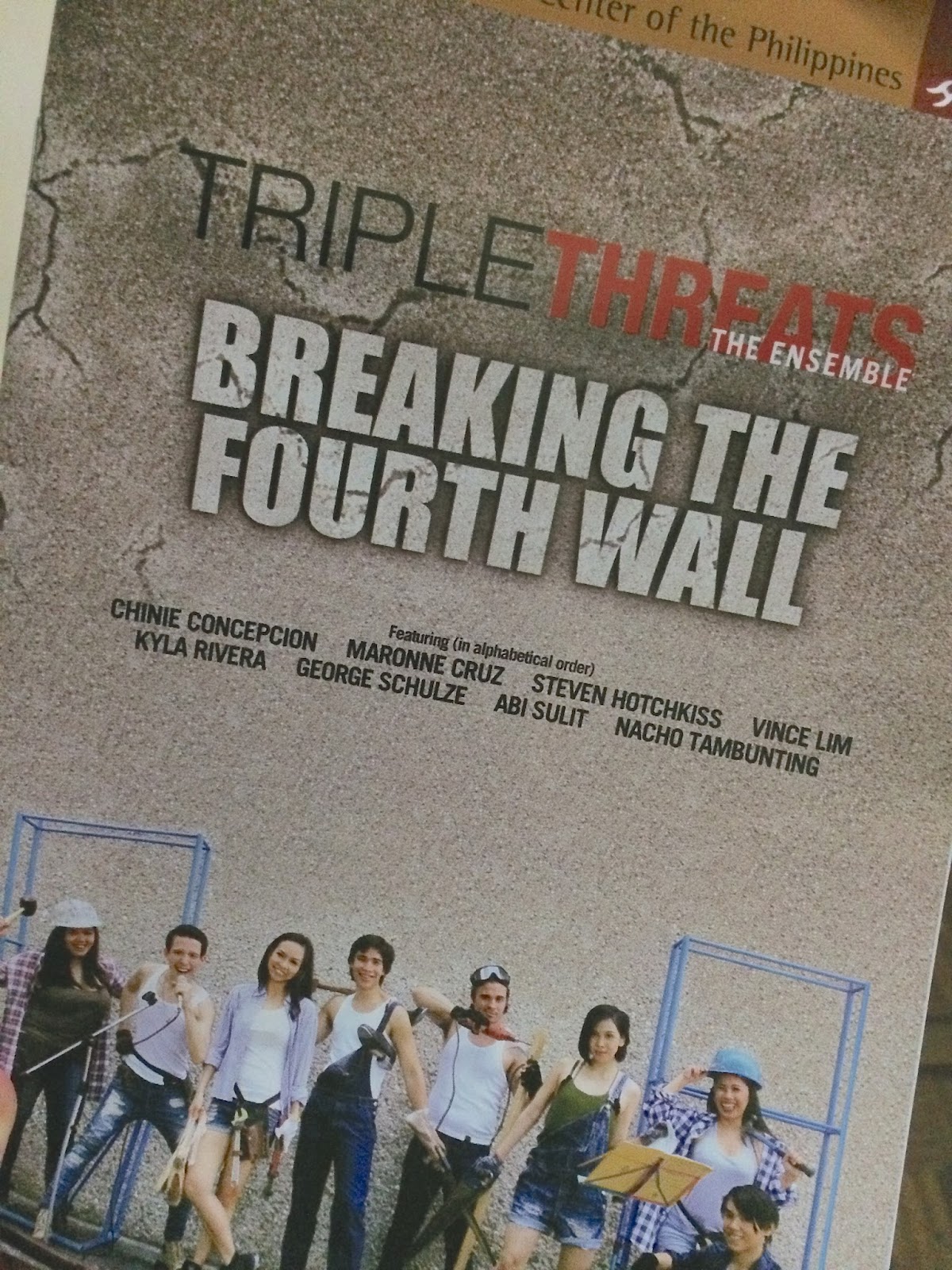 Vincen, Without a T: PDI Review: 'Breaking the Fourth Wall' by the ...