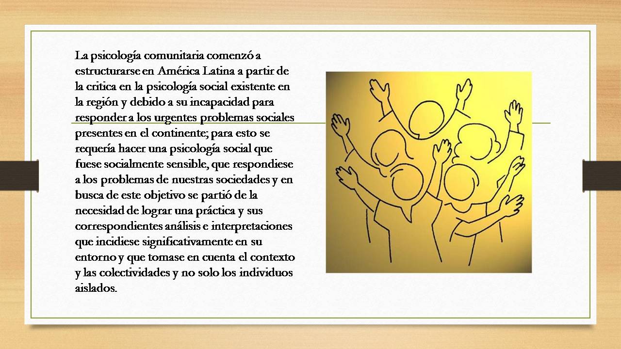 Origen y Desarrollo de la Psicología Comunitaria: Aporte de Maritza ...
