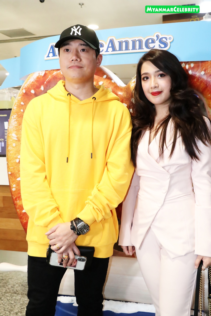 Ah Boy၊ ျမတ္ရတနာေက်ာ္၊ သႏၱာလႈိင္ တို႔ တက္ေရာက္ခဲ့တဲ့ “Auntie Anne’s ...