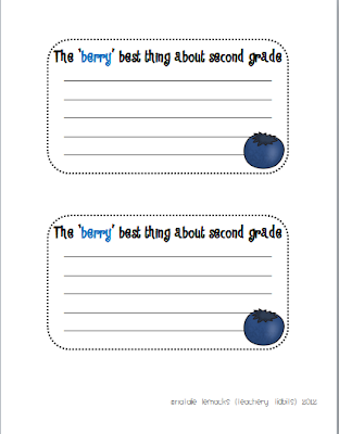 Teachery Tidbits: The 'Berry' Best Year