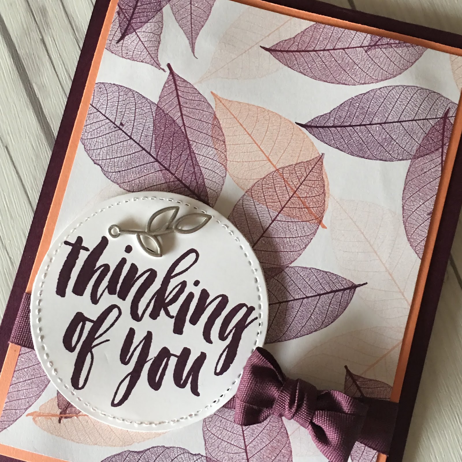 Stampin' Up! Rooted in Nature stamp is part of the Nature's Poem Suite ...