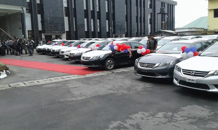 Photos: Gov. Wike commissions 57 official vehicles given to 57 serving ...