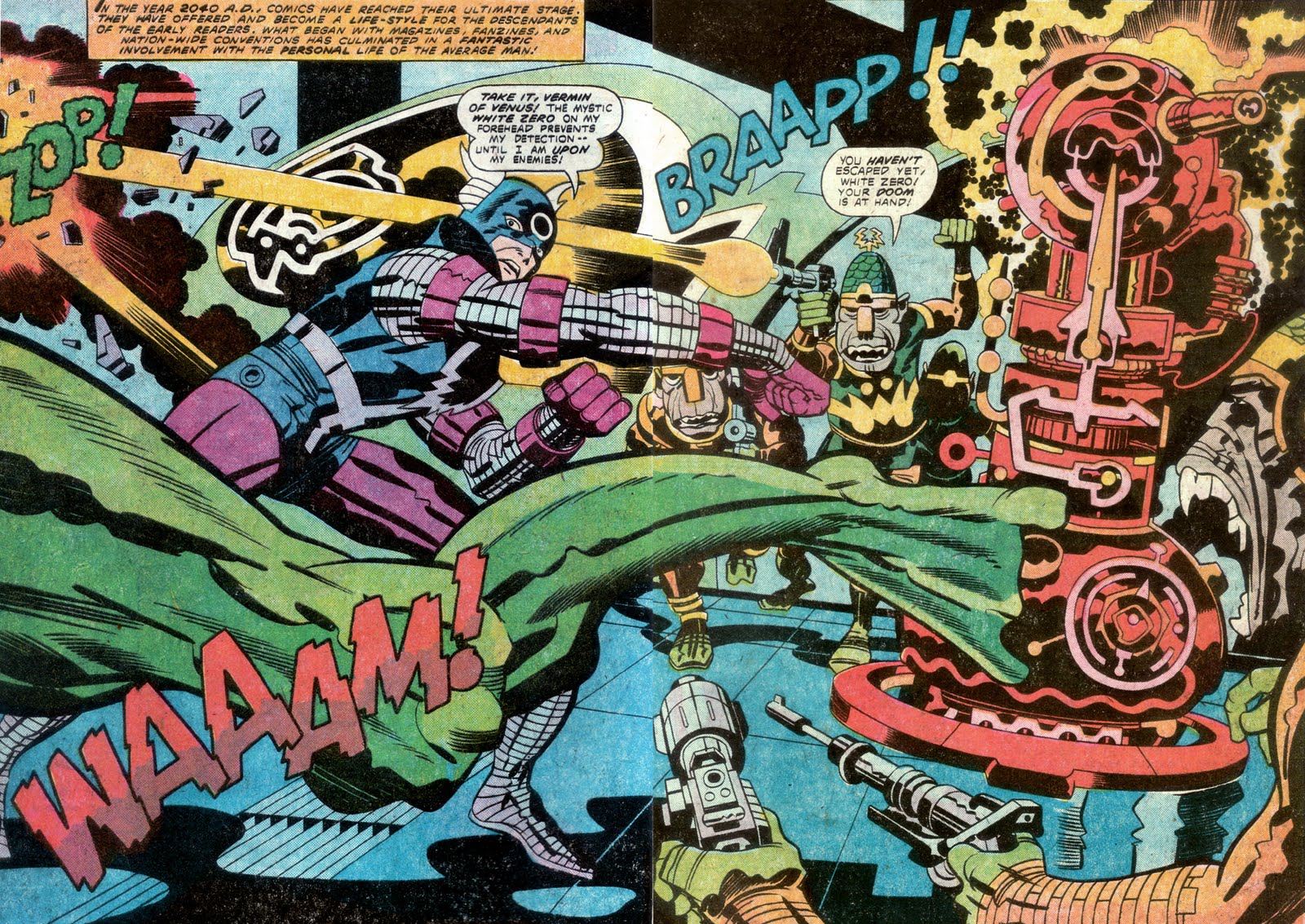 COMIC IS ART: THE DOUBLE SPLASH & DOUBLE COVER FESTIVAL 02: JACK KIRBY ...