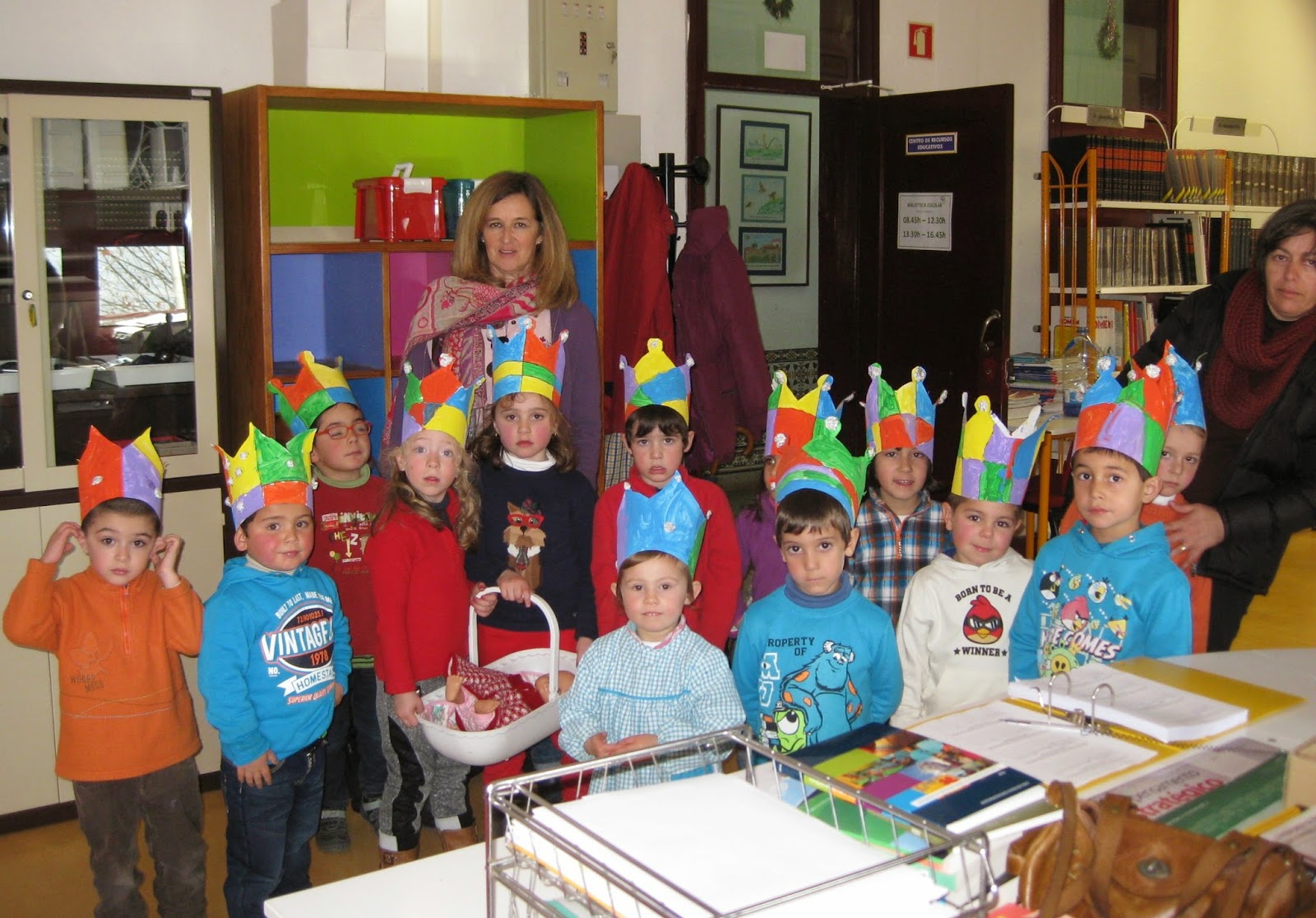 Garcia D'Orta Biblioteca Escolar: Os nossos pequenos Reis!