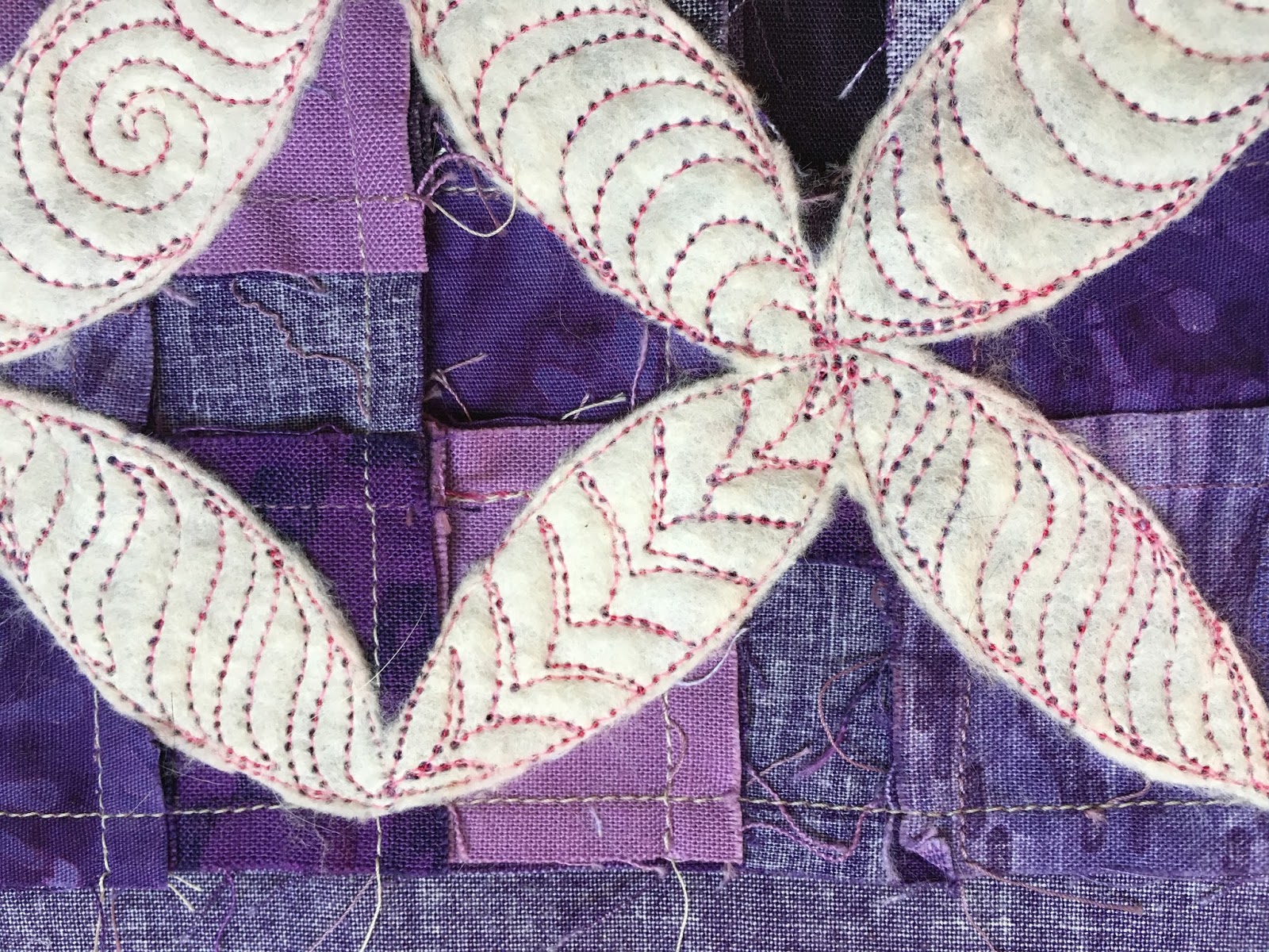 Sewing & Quilt Gallery: Small Trapunto Sample