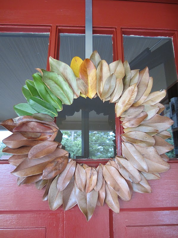 copy-craft: magnolia leaf wreath