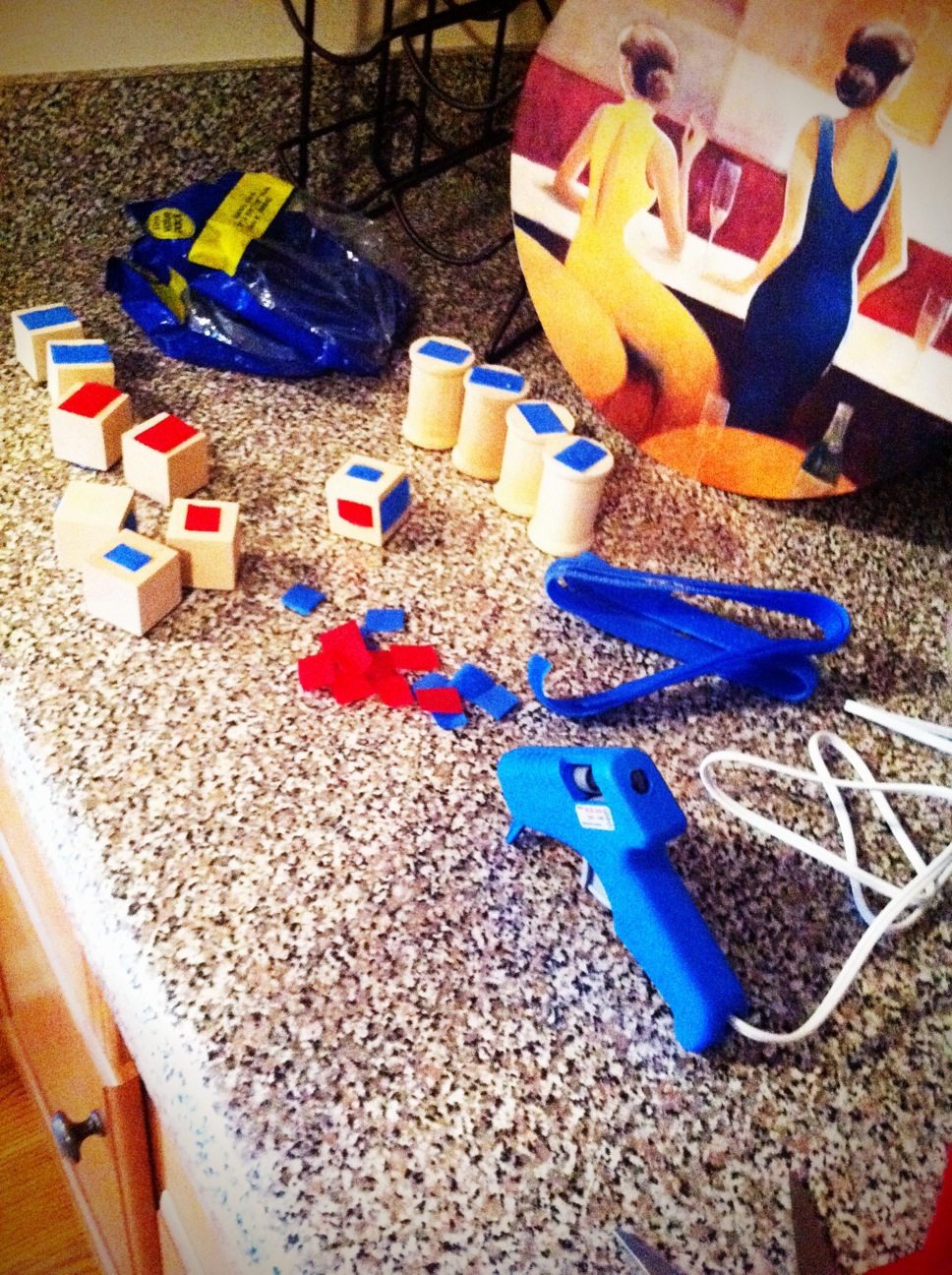 Motherhood: And other life adventures: Toddlers love velcro blocks